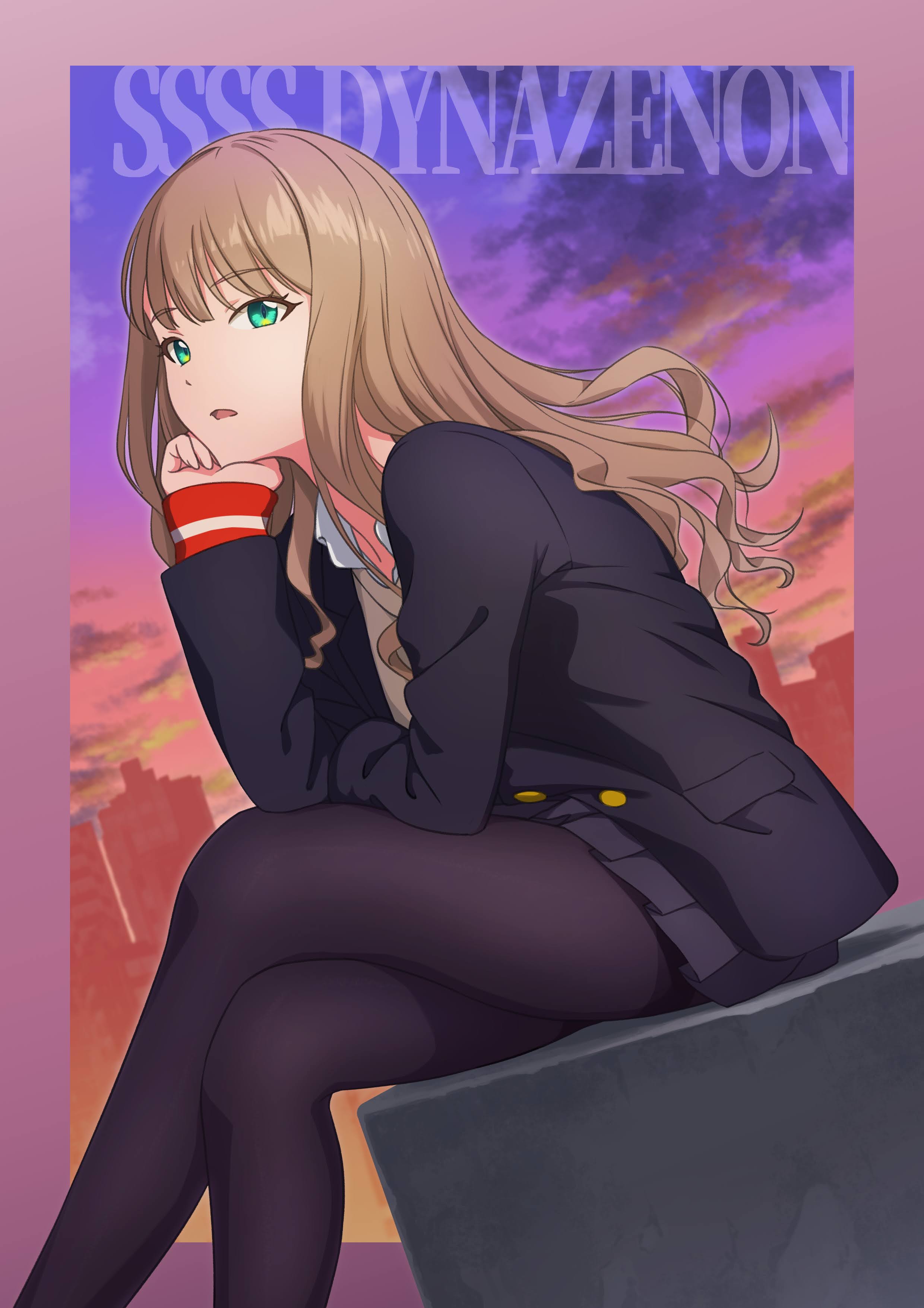 girugiru (tektonics6588) ssss.dynazenon ssss.gridman minami yume pantyhose seifuku sweater ...